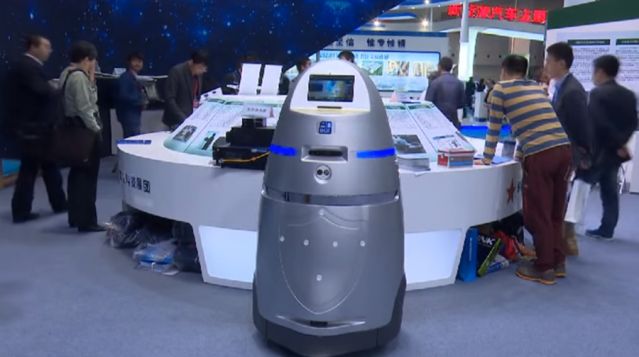 China crea un robot-policía que podría patrullar en bancos y escuelas ...